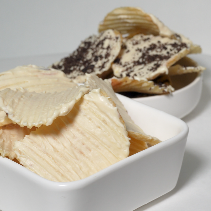 White Chocolate Crisps – Chew Chocolate